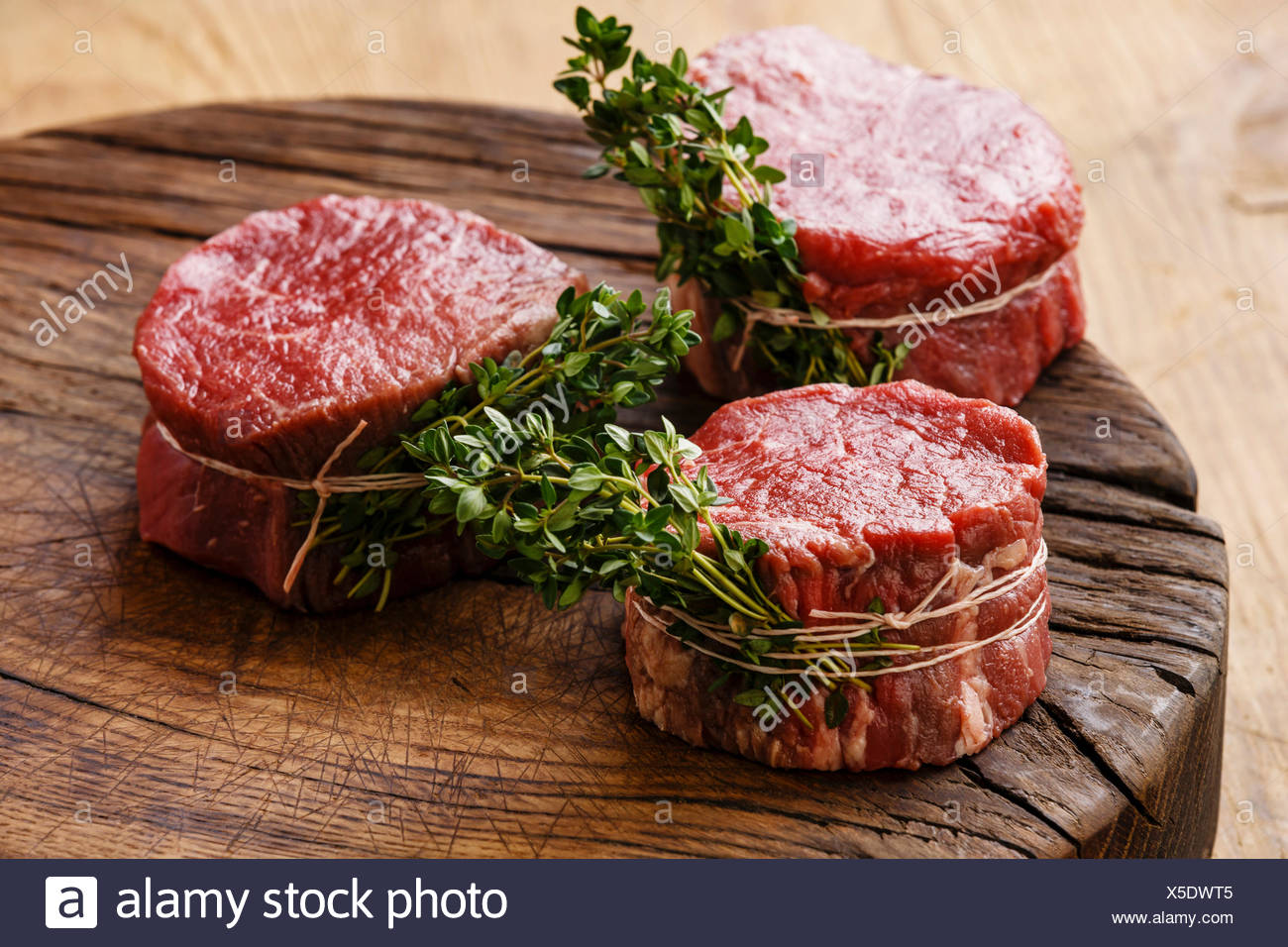 Raw Filet Mignon High Resolution Stock Photography and Images - Alamy
