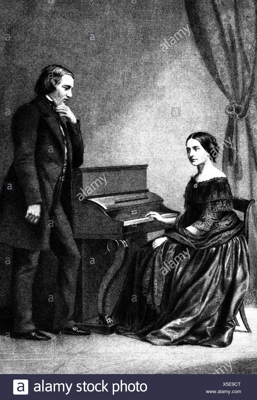 Clara And Robert Schumann High Resolution Stock Photography and Images ...