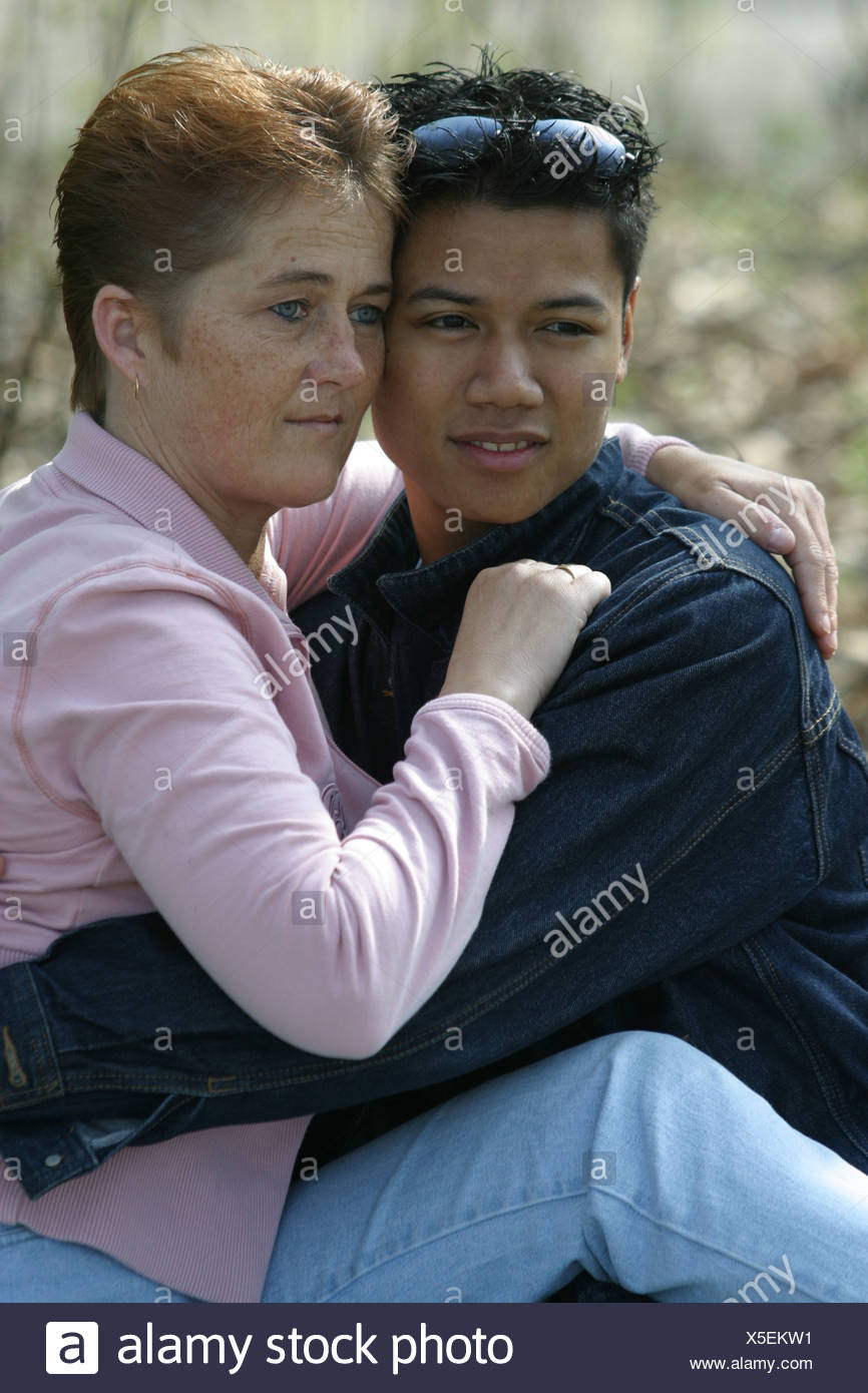 Couple Age Difference Older Woman High Resolution Stock Photography and ...