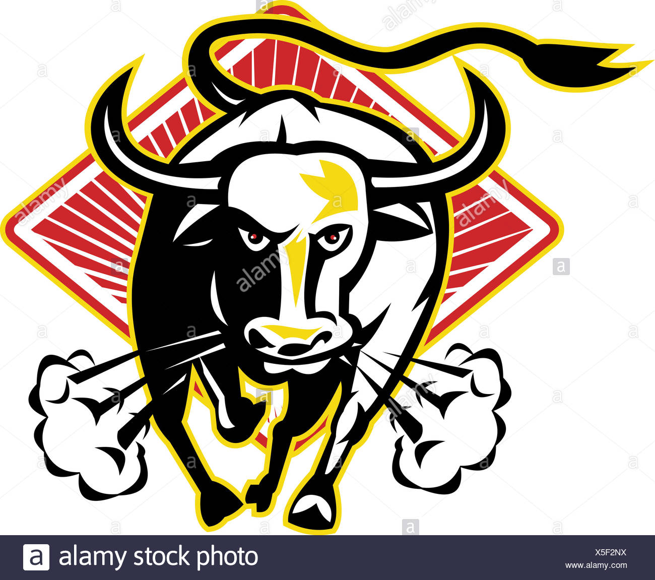 Attacking Bull High Resolution Stock Photography and Images - Alamy