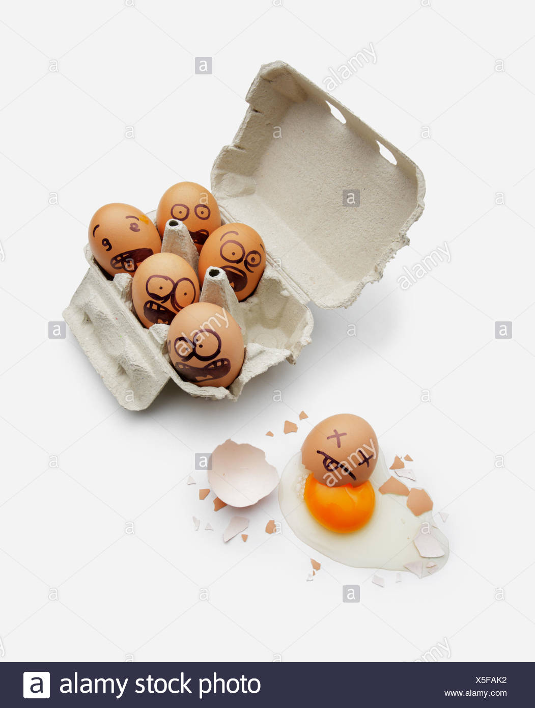 Human Face In Eggs High Resolution Stock Photography and Images - Alamy