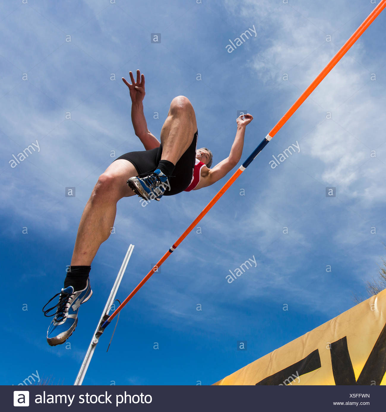 High Jump Athlete Stock Photos & High Jump Athlete Stock Images - Alamy