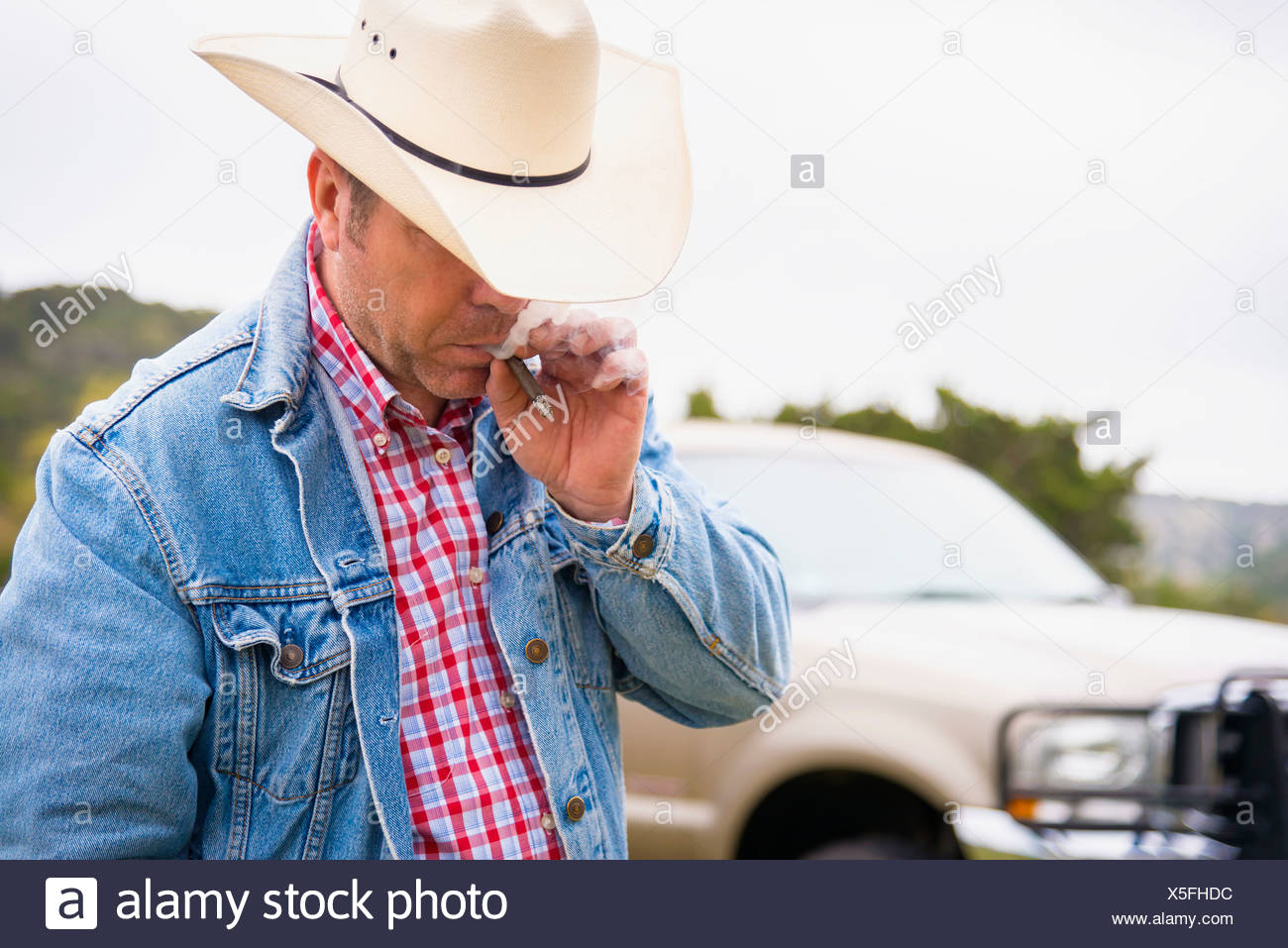 Cowboy Smoking High Resolution Stock Photography and Images - Alamy
