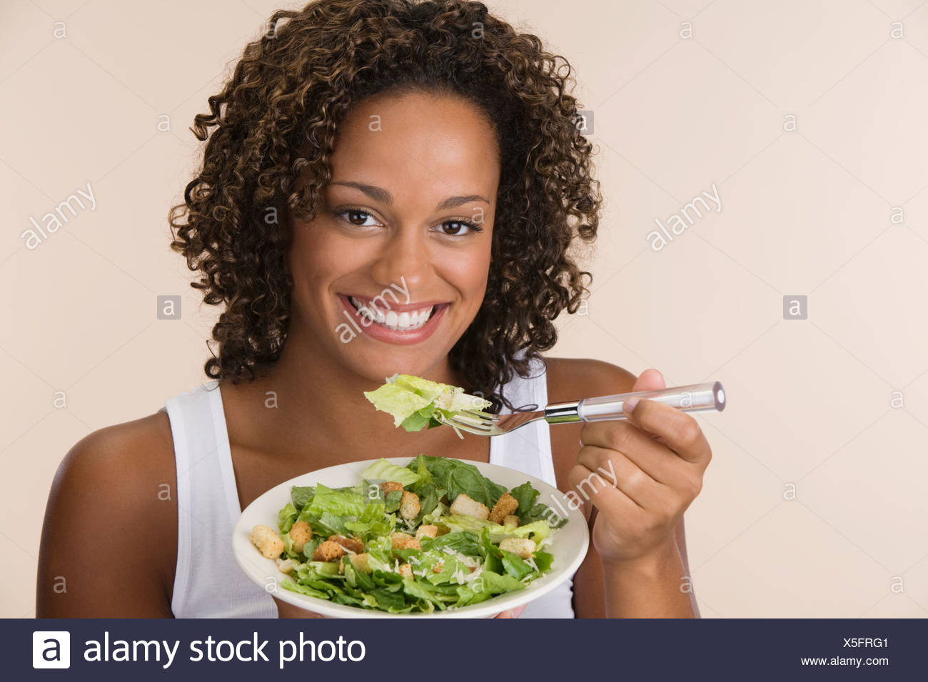 African Eating Salad High Resolution Stock Photography and Images - Alamy
