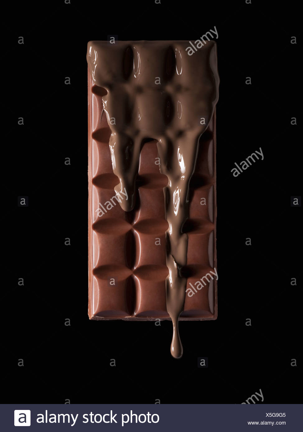 Melted Chocolate Bar High Resolution Stock Photography and Images - Alamy