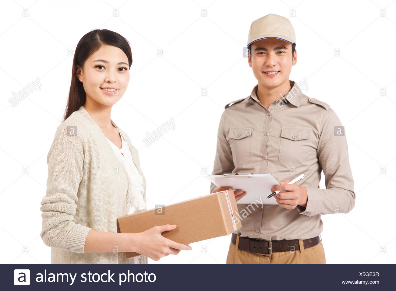 Delivery Person Security Camera High Resolution Stock Photography and ...