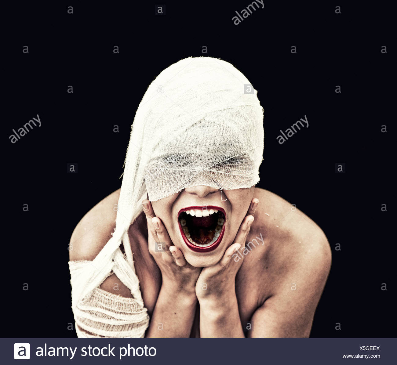 Woman Crying Blood Stock Photos & Woman Crying Blood Stock Images - Alamy