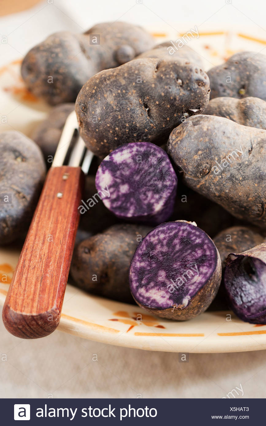 Purple Potato Cross Section High Resolution Stock Photography and ...