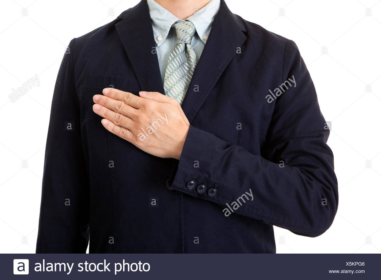 Hand On Chest Stock Photos & Hand On Chest Stock Images - Alamy
