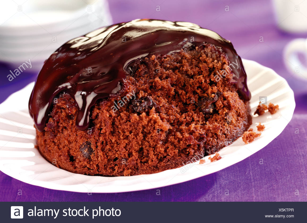 Chocolate Sponge Pudding High Resolution Stock Photography and Images ...
