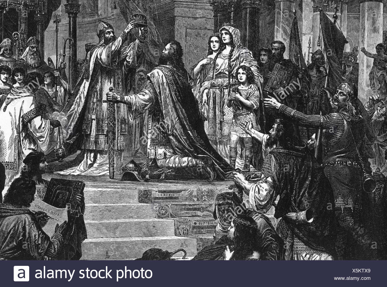 Coronation Of Charlemagne High Resolution Stock Photography and Images ...