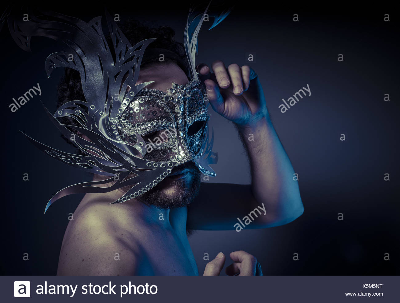 Silver Mask High Resolution Stock Photography and Images - Alamy