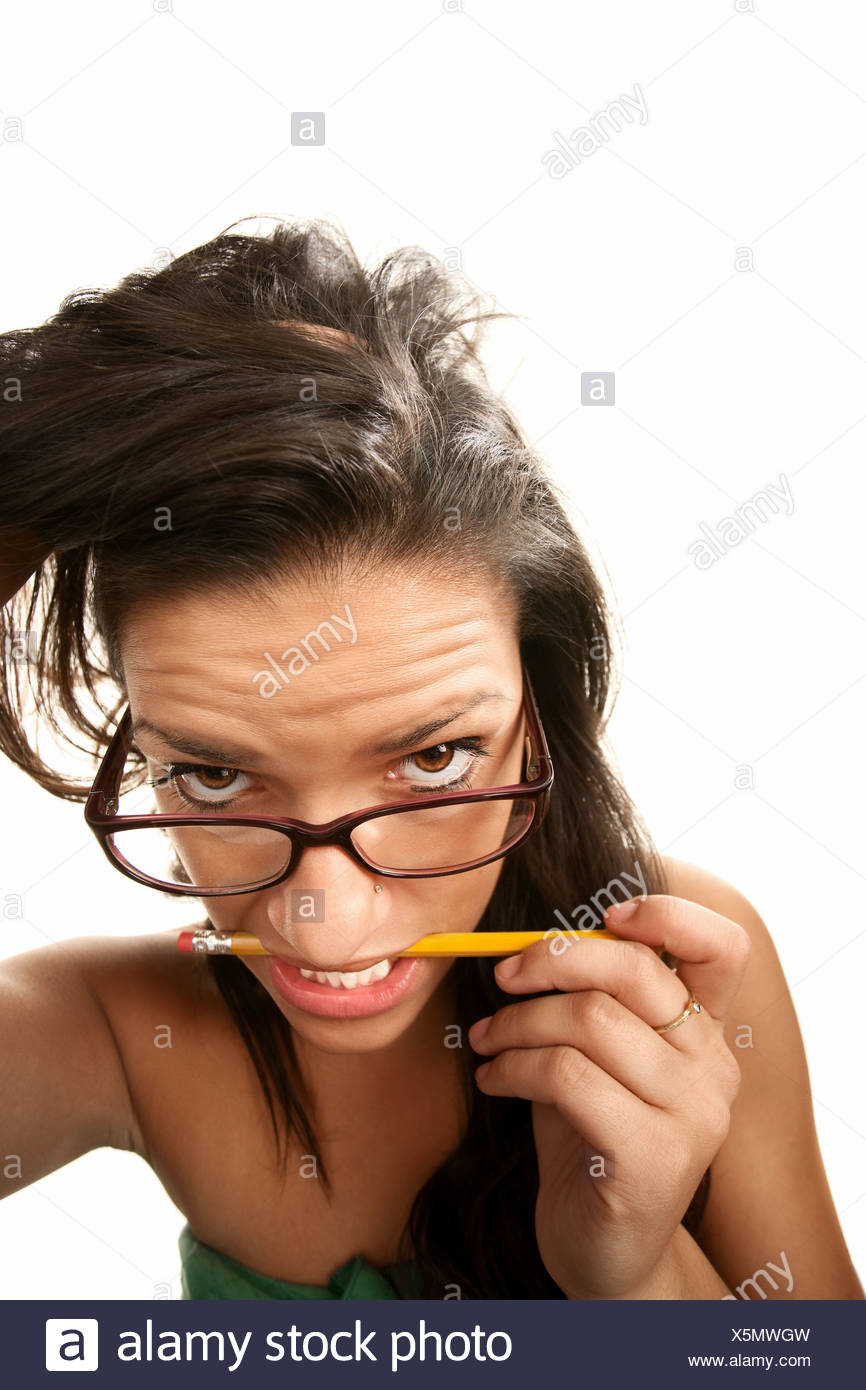 Chew Pencil High Resolution Stock Photography and Images - Alamy