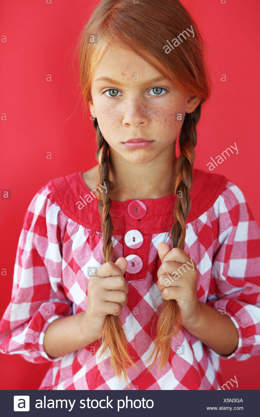 Freckles Girl 8 Years Old High Resolution Stock Photography and Images ...