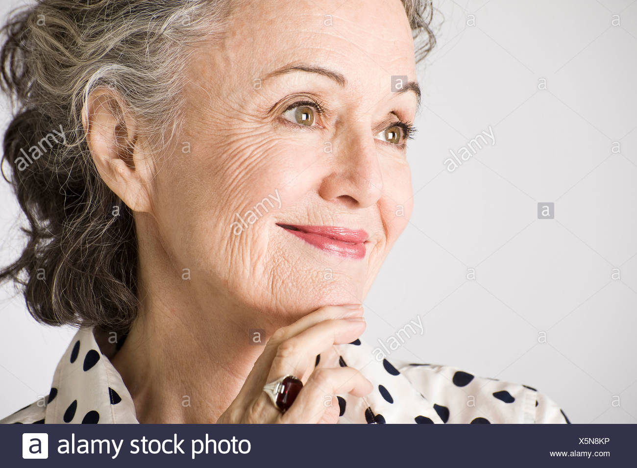 Hand At Chin High Resolution Stock Photography and Images - Alamy