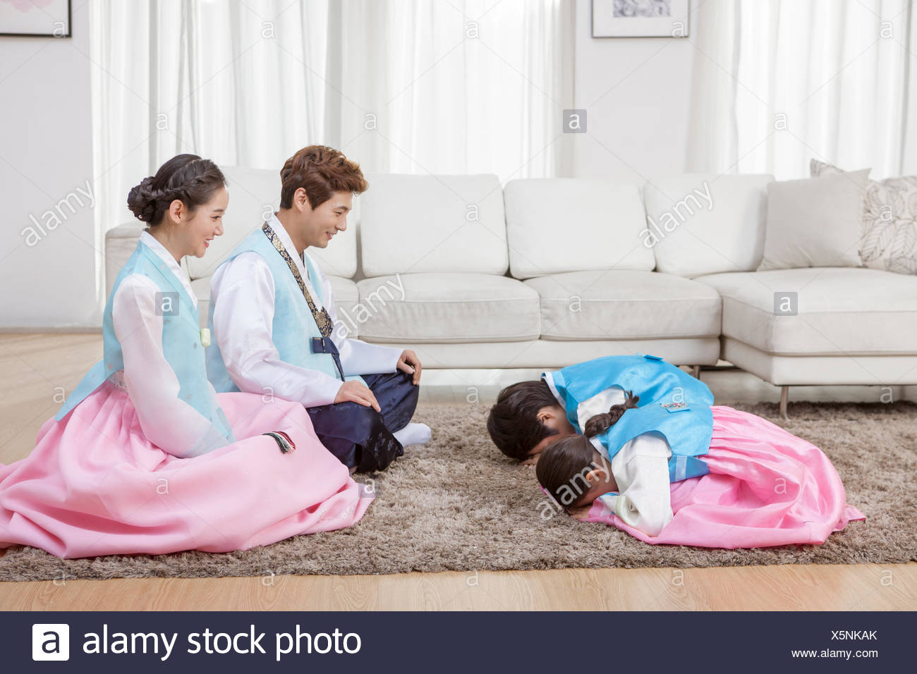 Korean Traditional Bowing High Resolution Stock Photography and Images ...