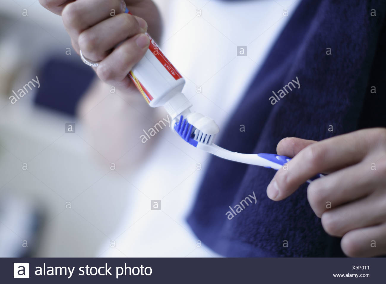 Toothbrush And Toothpaste Tube High Resolution Stock Photography and ...