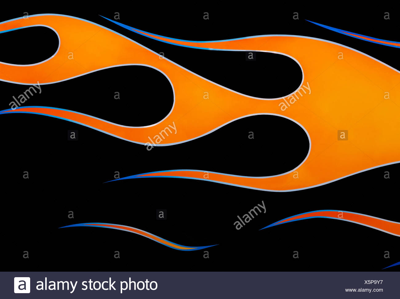 Hot Rod With Flames High Resolution Stock Photography and Images - Alamy