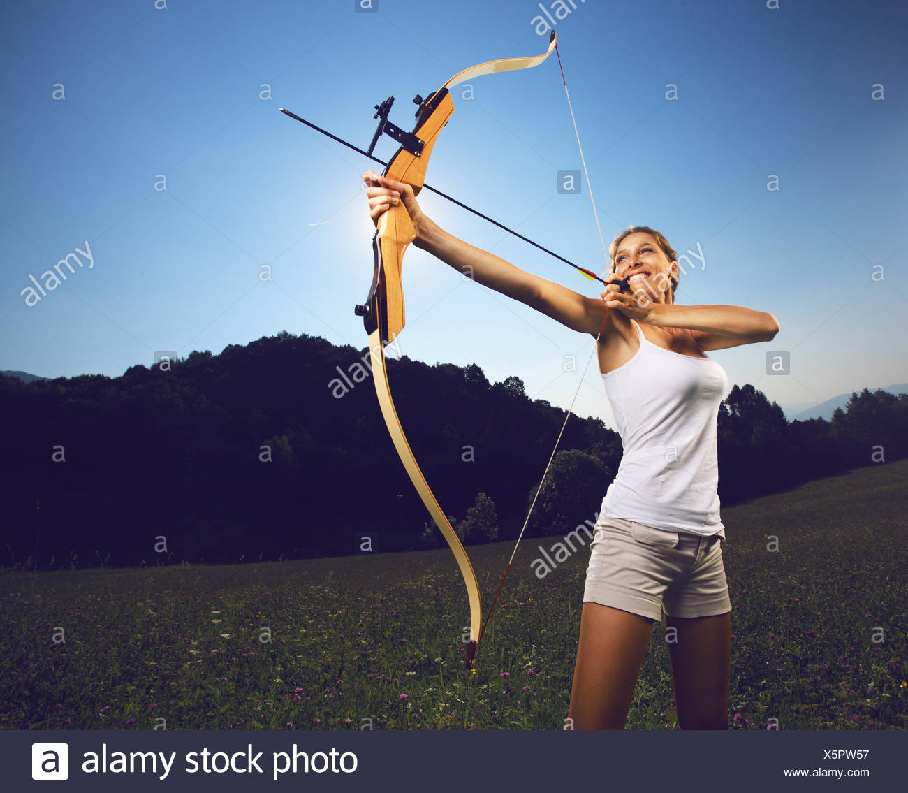 Bending A Bow High Resolution Stock Photography and Images - Alamy