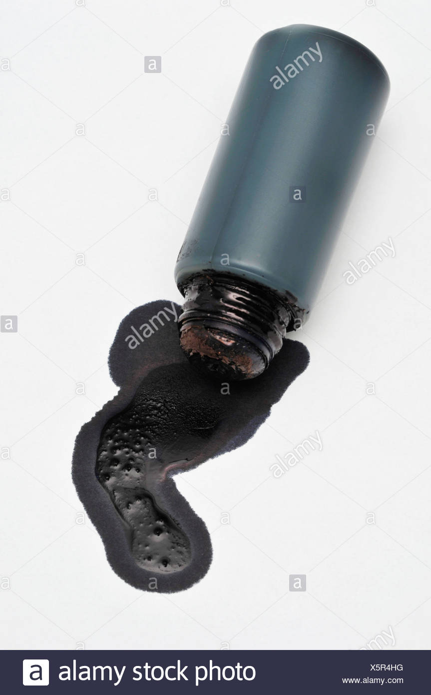 Ink Bottle Spill High Resolution Stock Photography and Images - Alamy