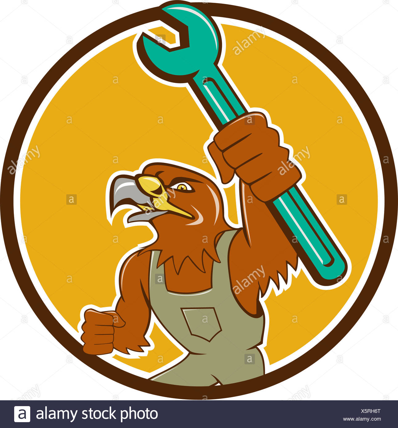 Cartoon Hawk High Resolution Stock Photography and Images - Alamy