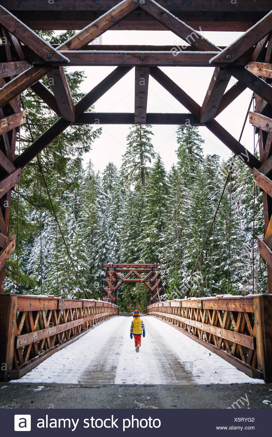 Walking Across Bridge Stock Photos & Walking Across Bridge Stock Images ...