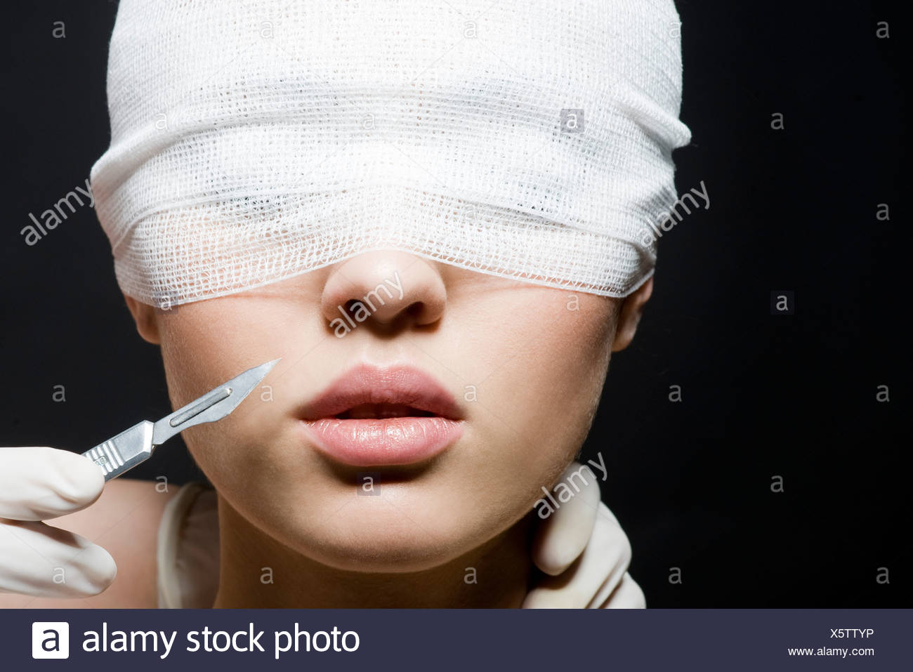 Woman Black Cover High Resolution Stock Photography and Images - Alamy