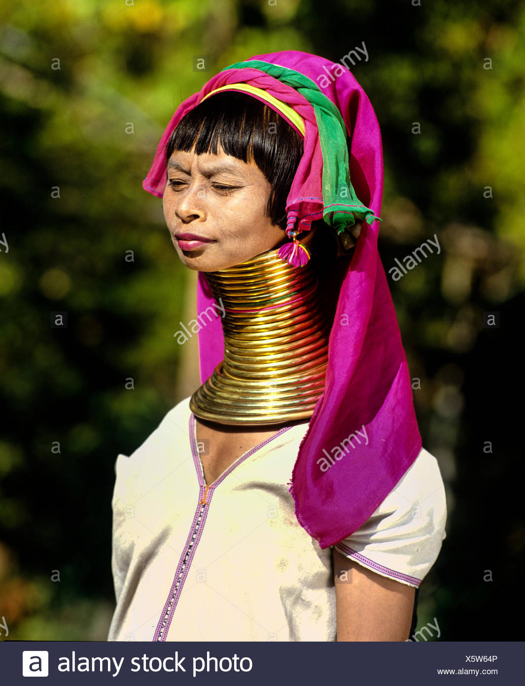 Padaung Mountain Tribe Stock Photos & Padaung Mountain Tribe Stock ...