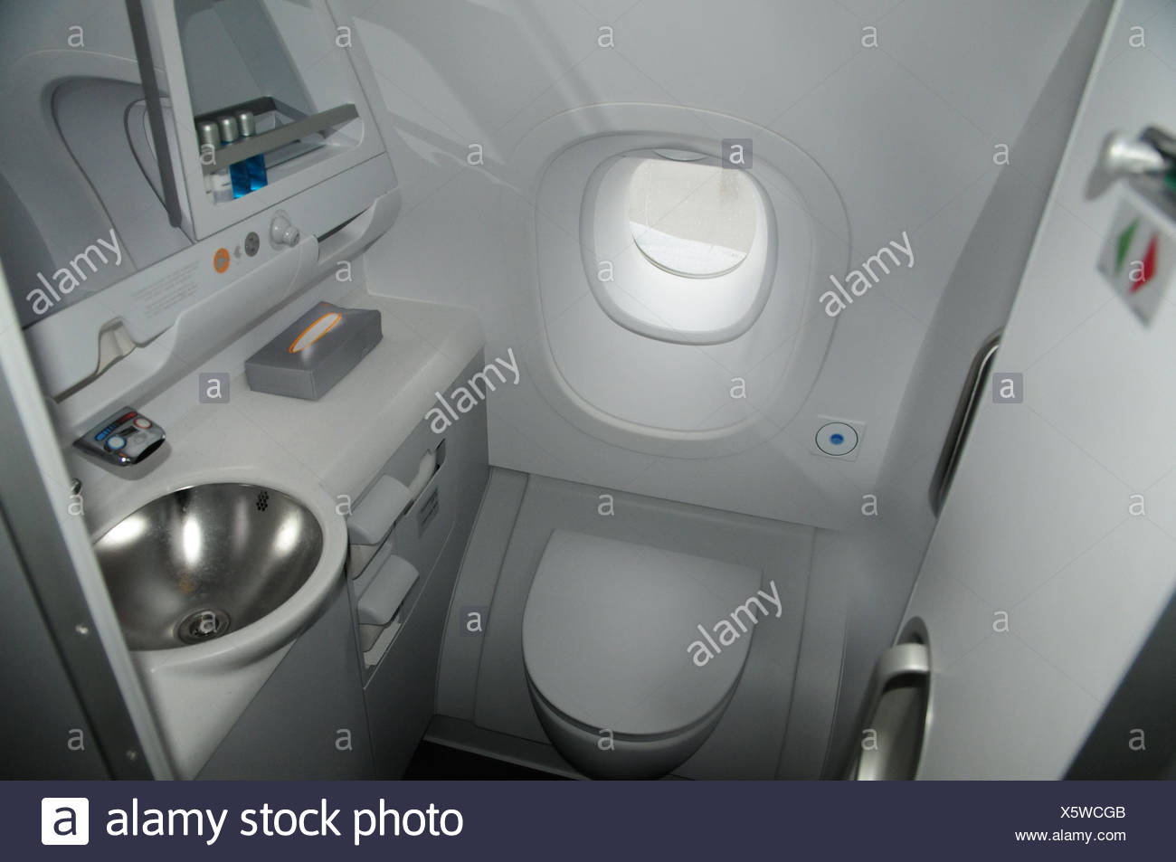 Airplane Toilet High Resolution Stock Photography and Images - Alamy