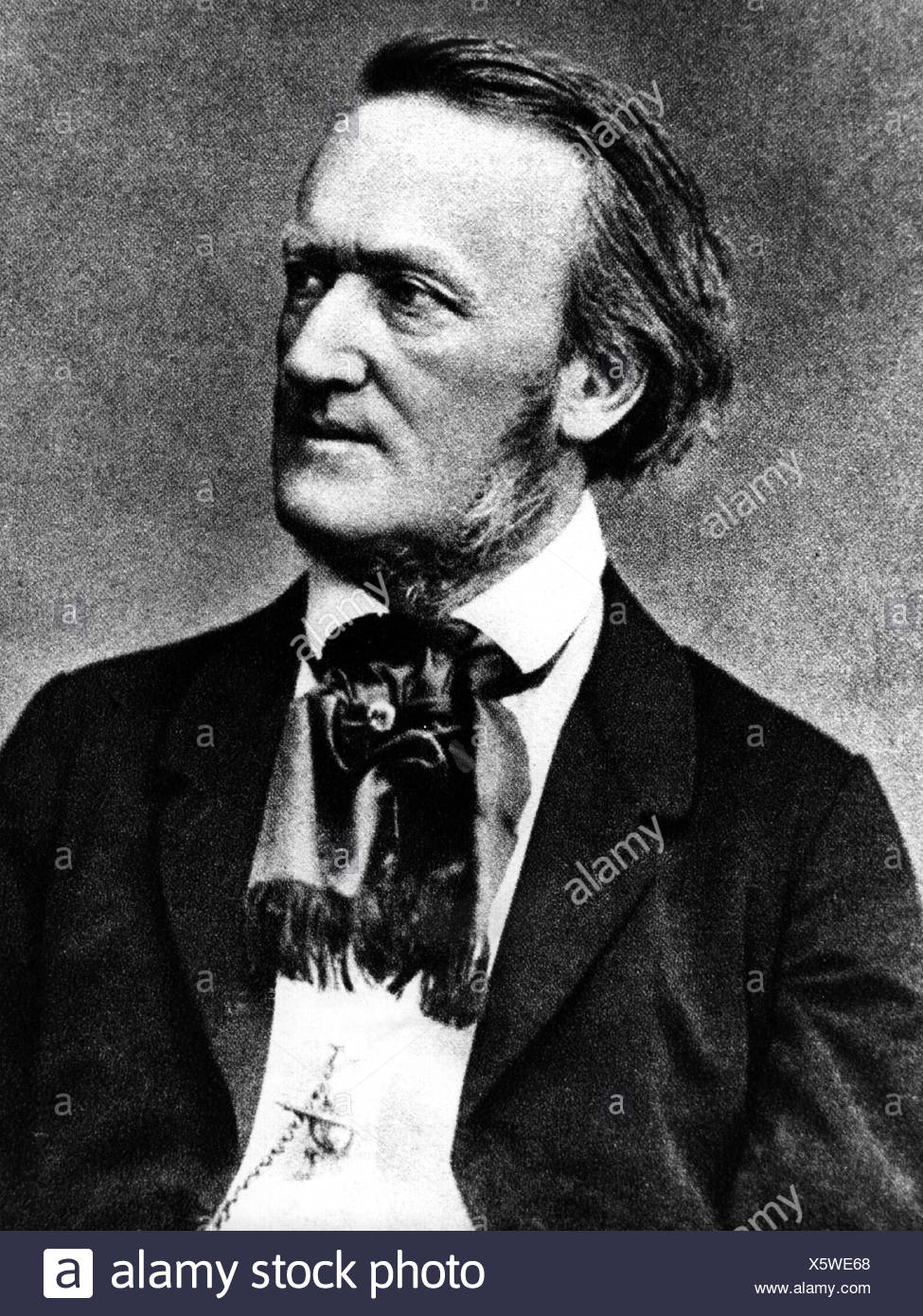 Portrait Of The Composer Richard Wagner Stock Photos & Portrait Of The ...