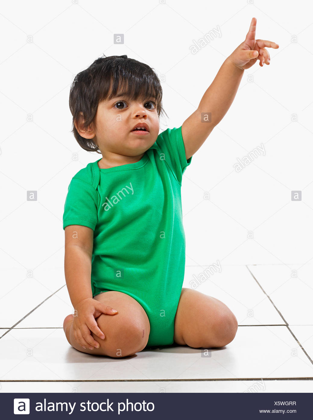 Cute Boy Pointing High Resolution Stock Photography and Images - Alamy