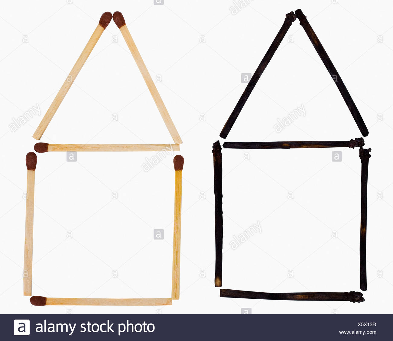 Matchstick Model House High Resolution Stock Photography and Images - Alamy