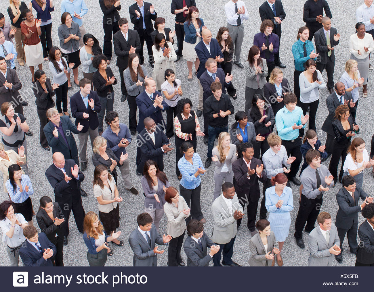 Applauding Crowd Stock Photos & Applauding Crowd Stock Images - Alamy