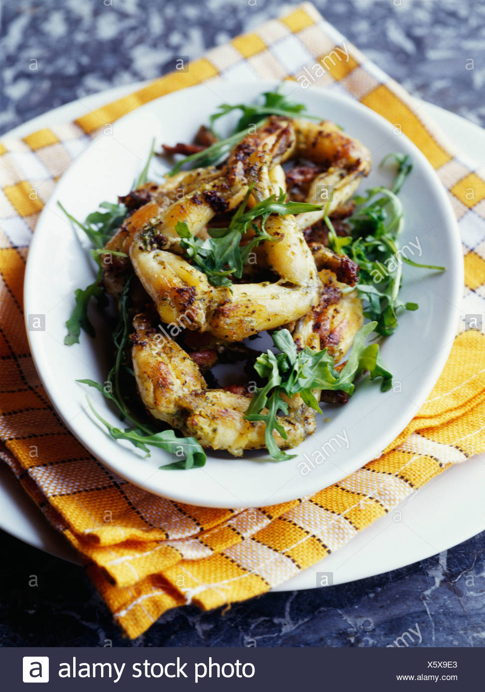 Frogs Legs Dish High Resolution Stock Photography and Images - Alamy