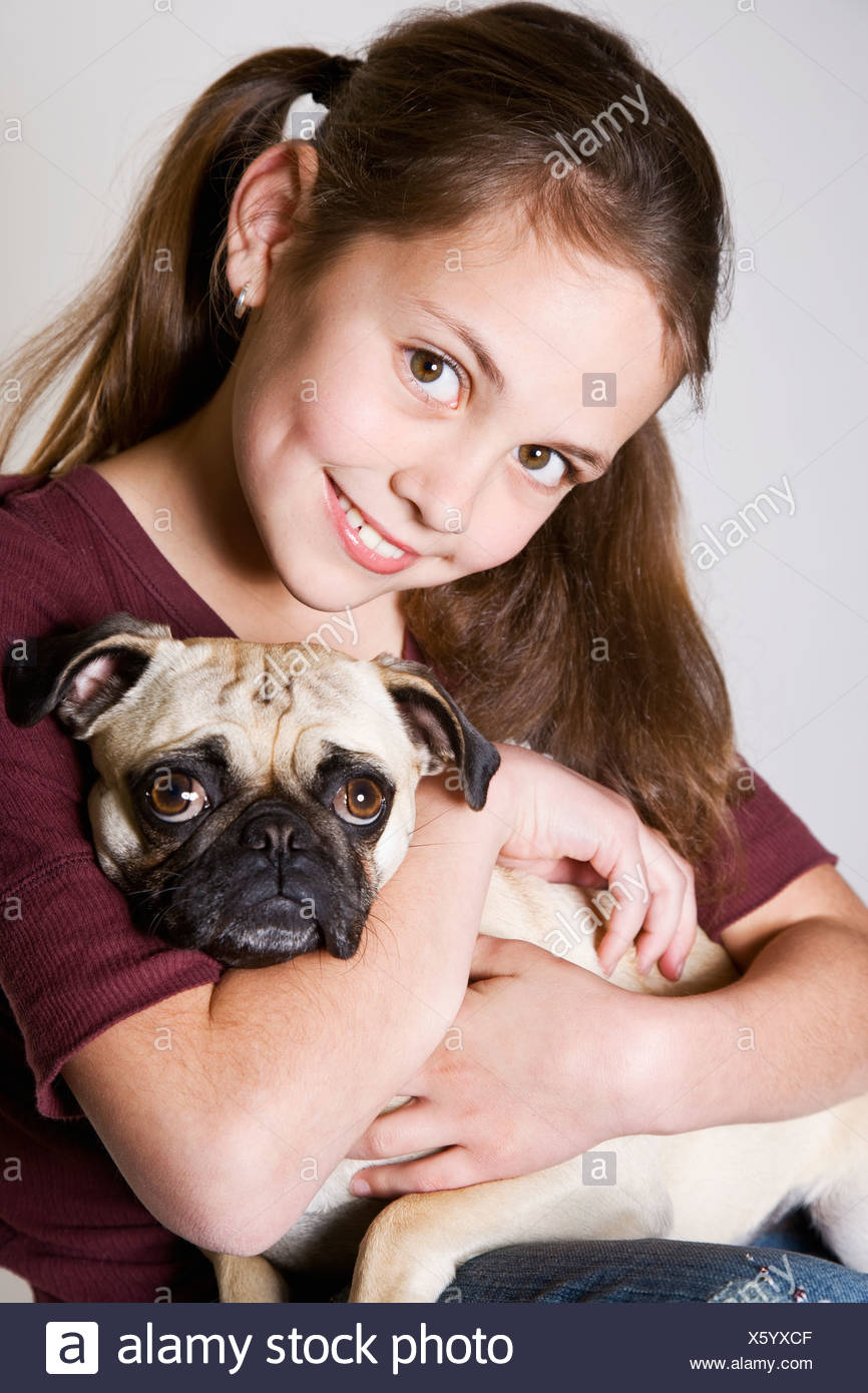 White Pug High Resolution Stock Photography and Images - Alamy