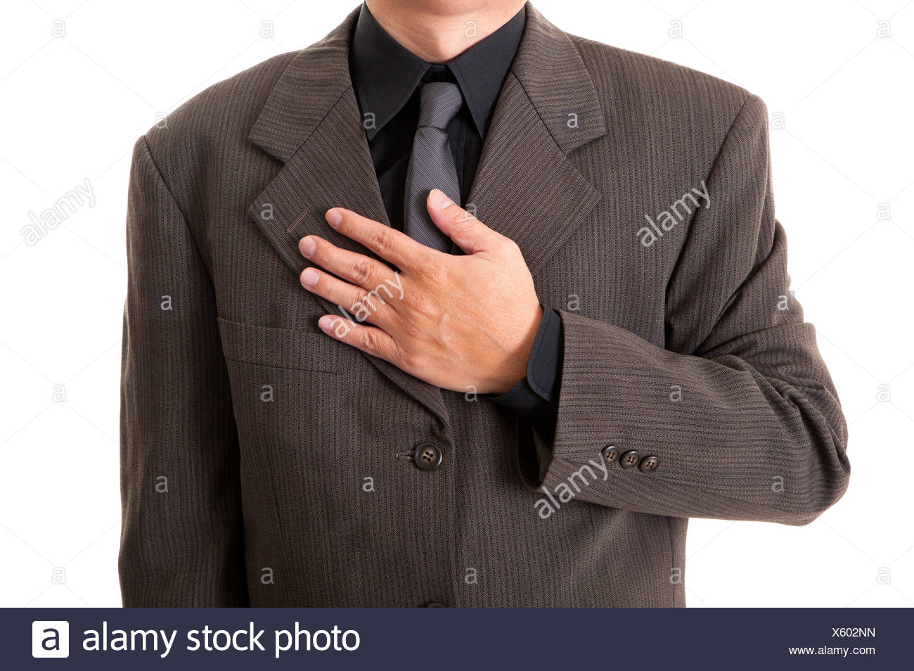 Hand On Chest Stock Photos & Hand On Chest Stock Images - Alamy