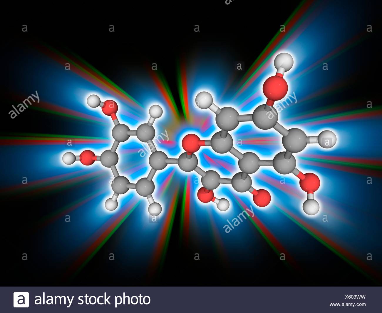 Quercetin Plant Molecule High Resolution Stock Photography and Images ...