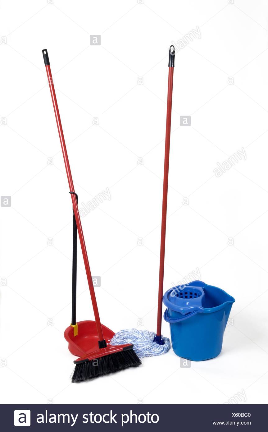 Broom Red And White High Resolution Stock Photography and Images - Alamy