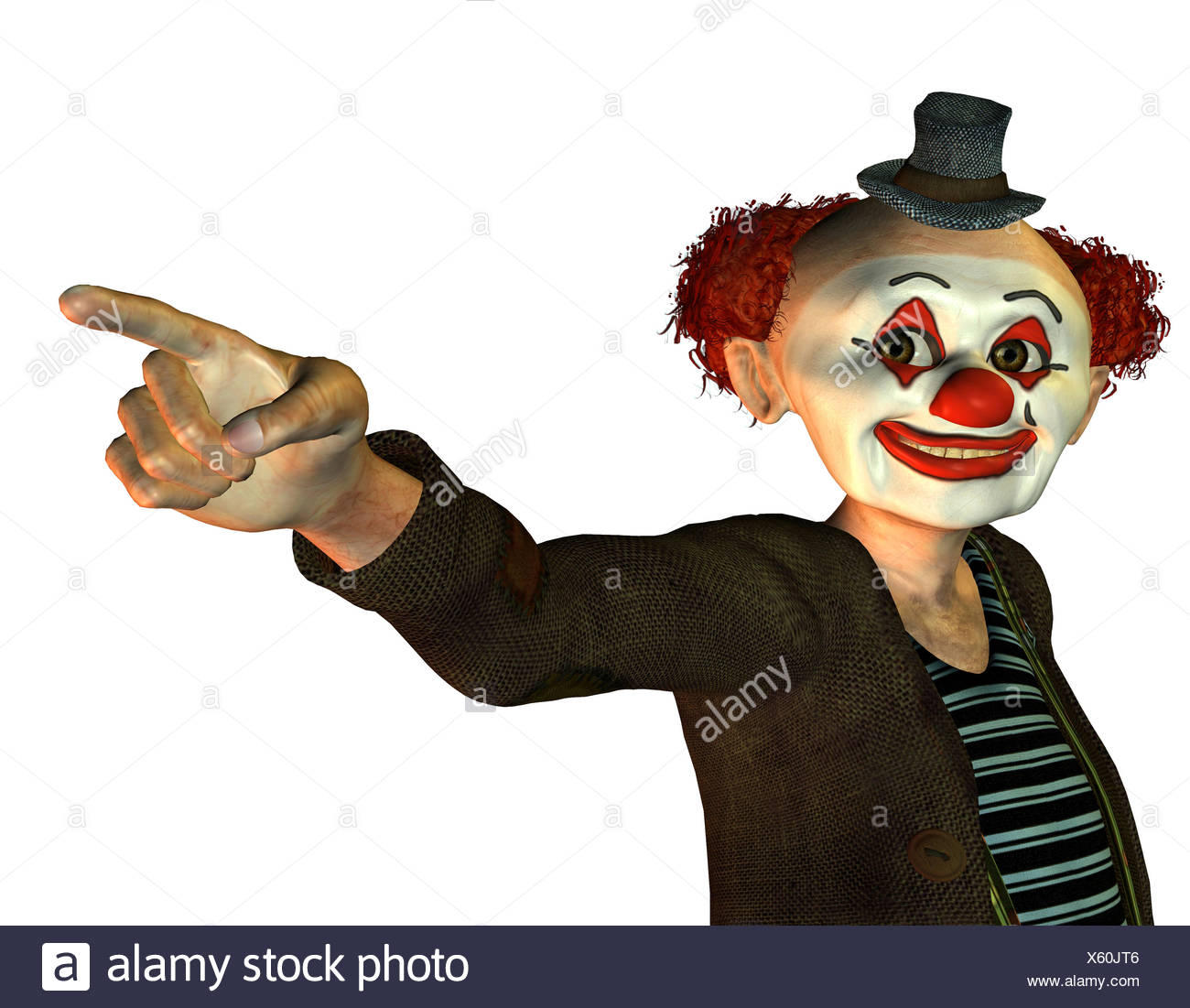 Clown Laughing And Pointing Stock Photos & Clown Laughing And Pointing ...