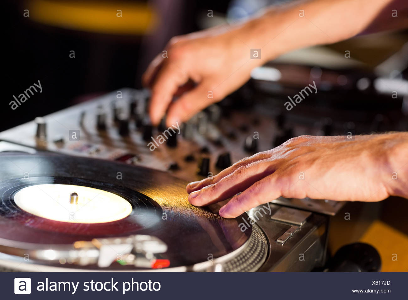 Dj Spinning Decks High Resolution Stock Photography and Images - Alamy