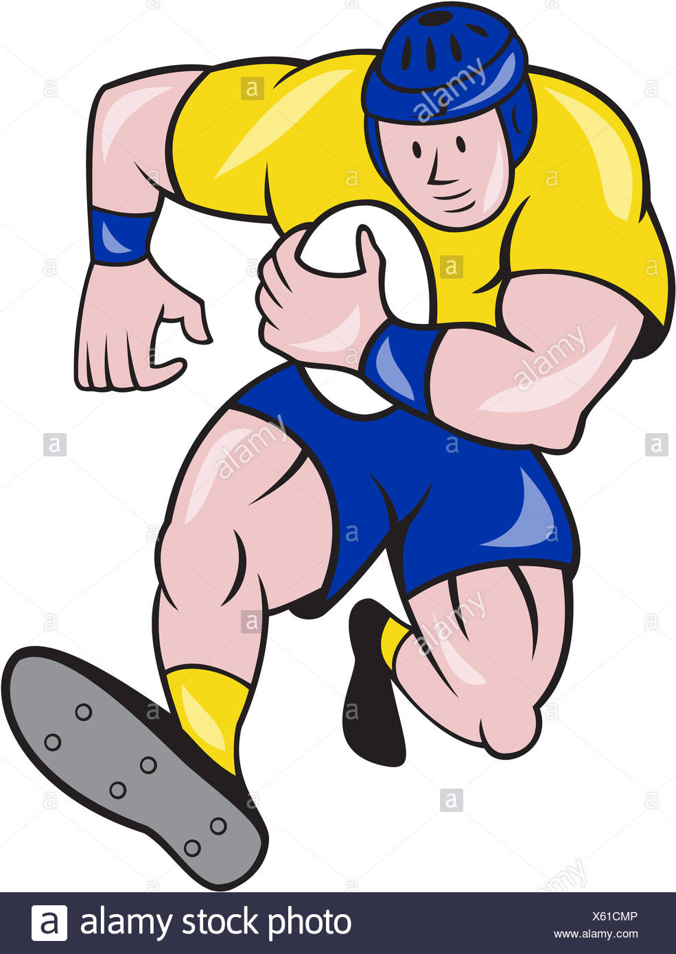 Rugby Cartoon Stock Photos & Rugby Cartoon Stock Images - Alamy