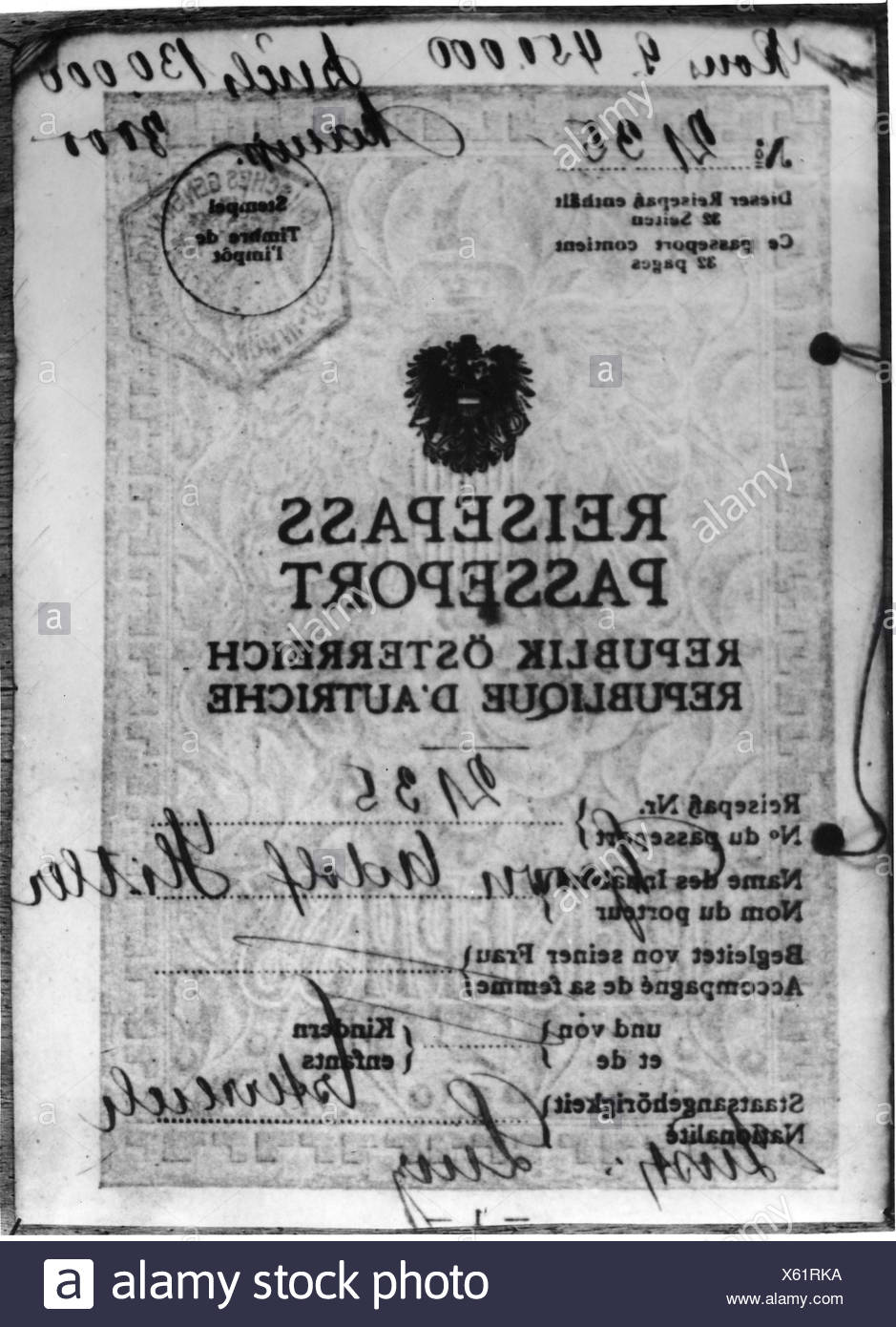 Issued By The Nsdap Black and White Stock Photos & Images - Alamy