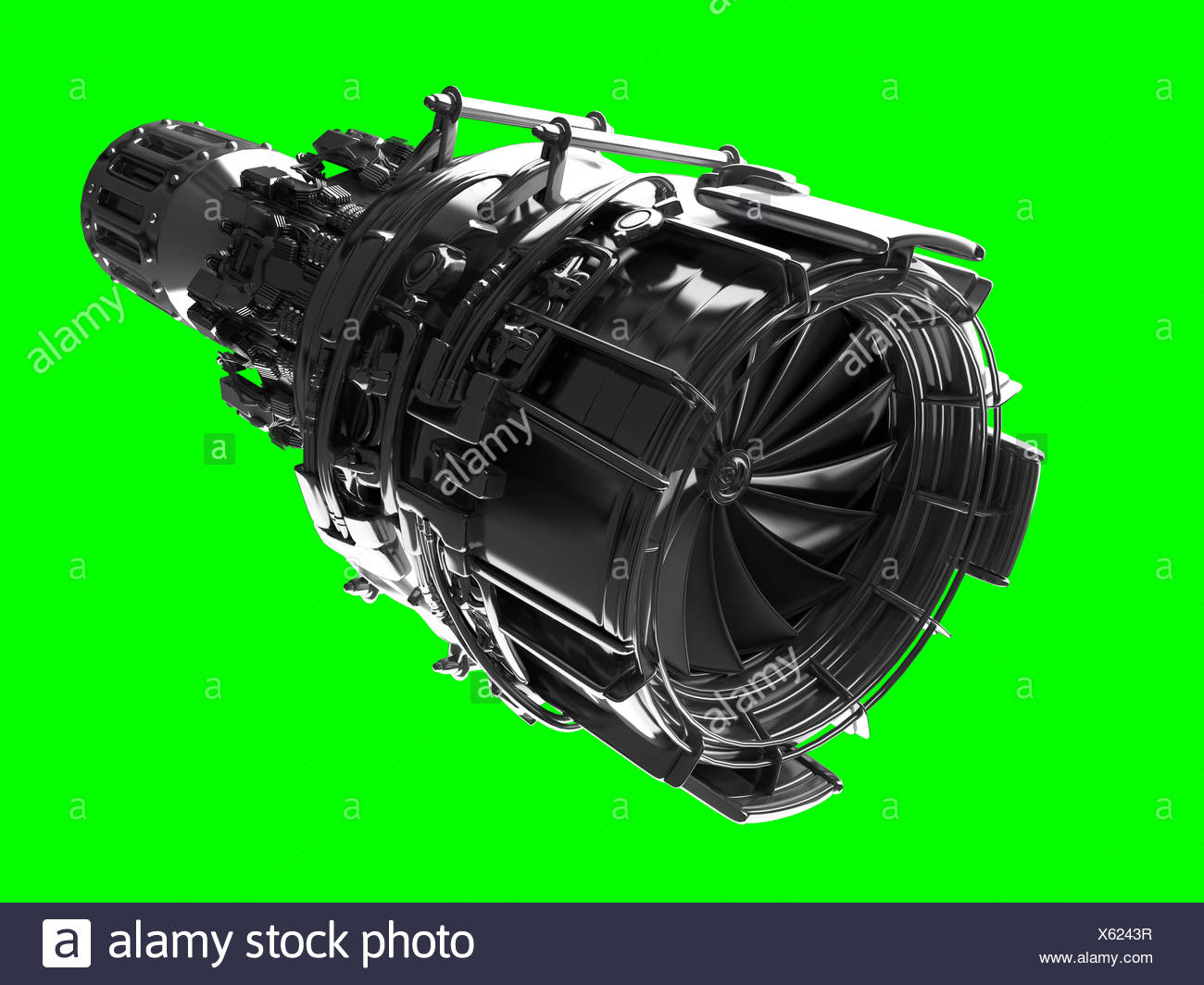 Jet Engine Turbine Blades High Resolution Stock Photography and Images ...