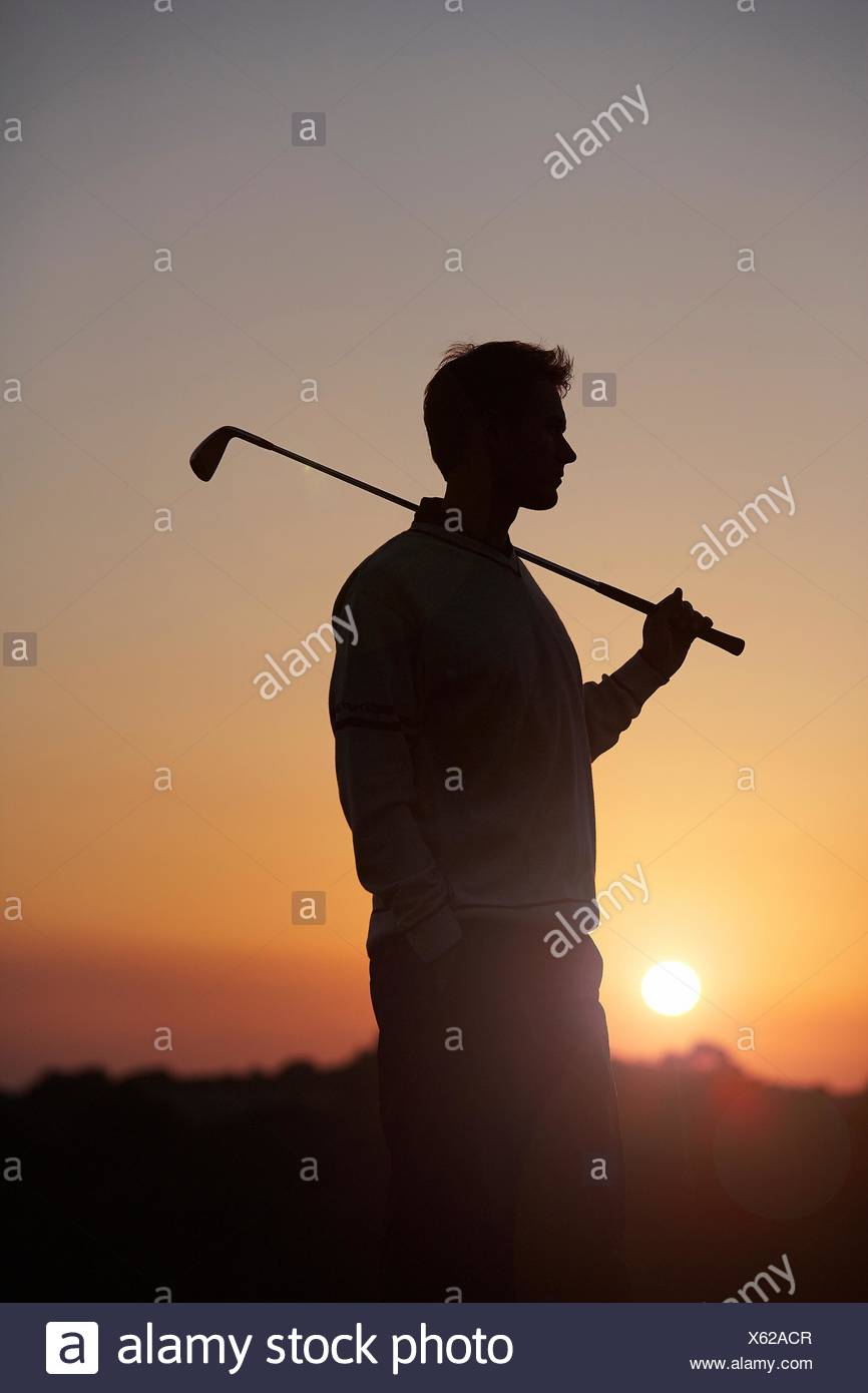 Golf Silhouette Stock Photos & Golf Silhouette Stock Images - Alamy