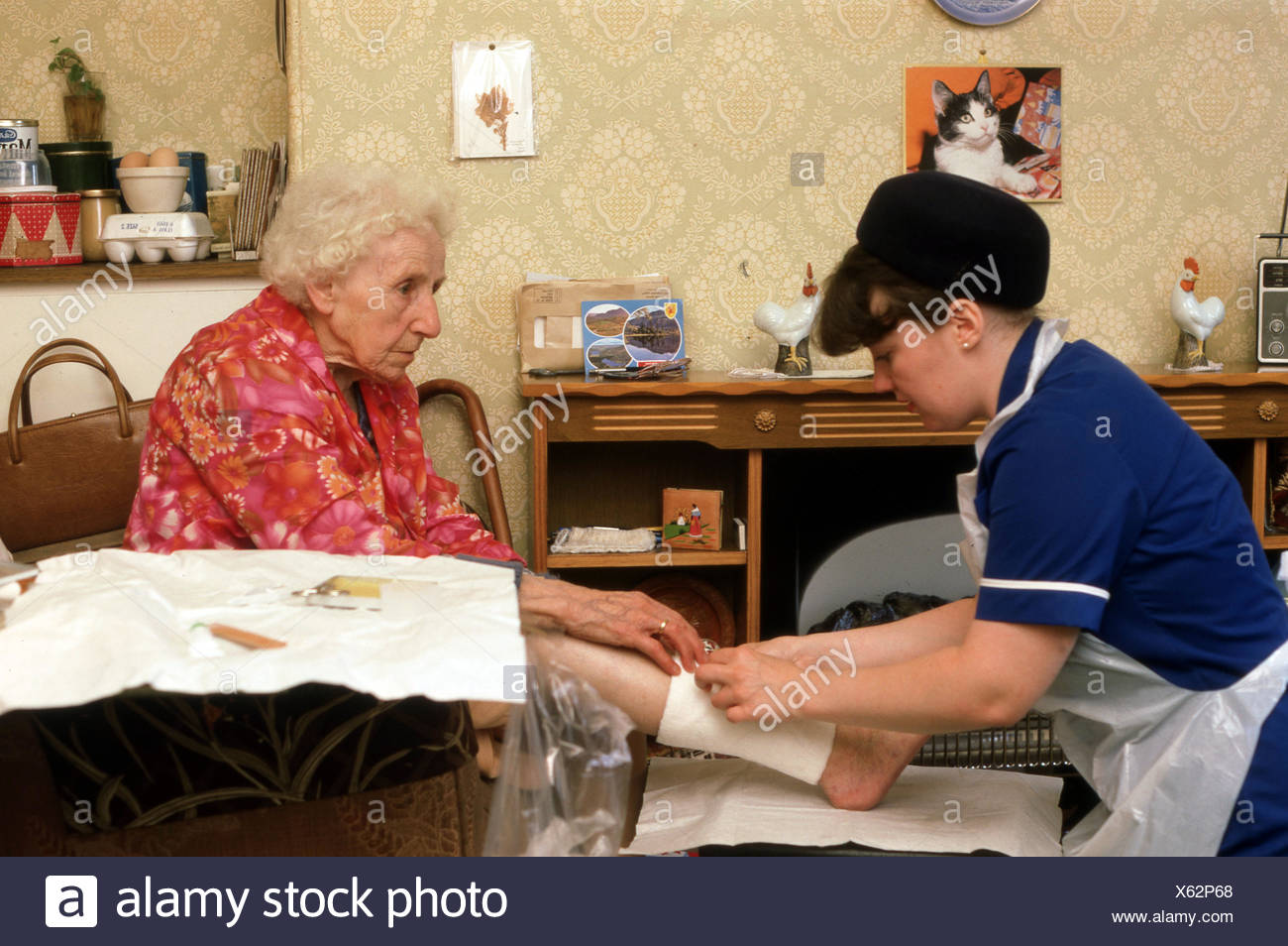 Wound Care Nurse At Home High Resolution Stock Photography and Images ...