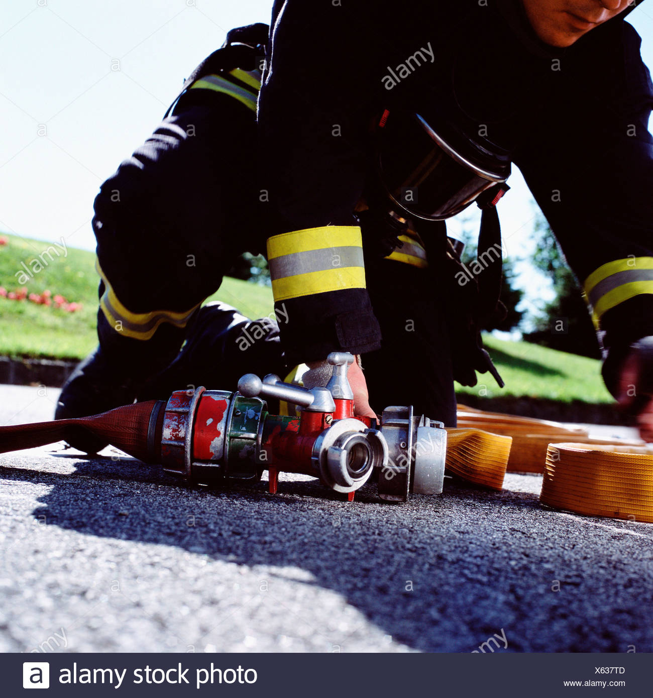 Fireman With Hose
