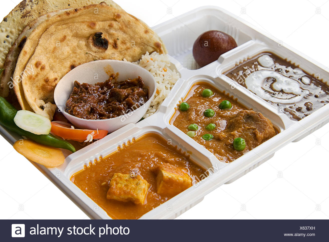 Thali And North Indian Stock Photos & Thali And North Indian Stock ...