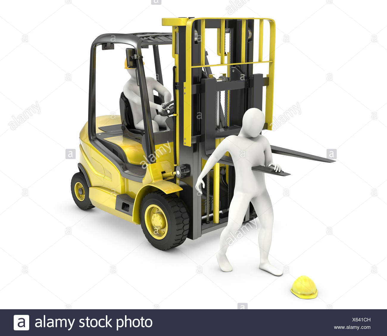 Fork Lift Truck Accident High Resolution Stock Photography and Images ...