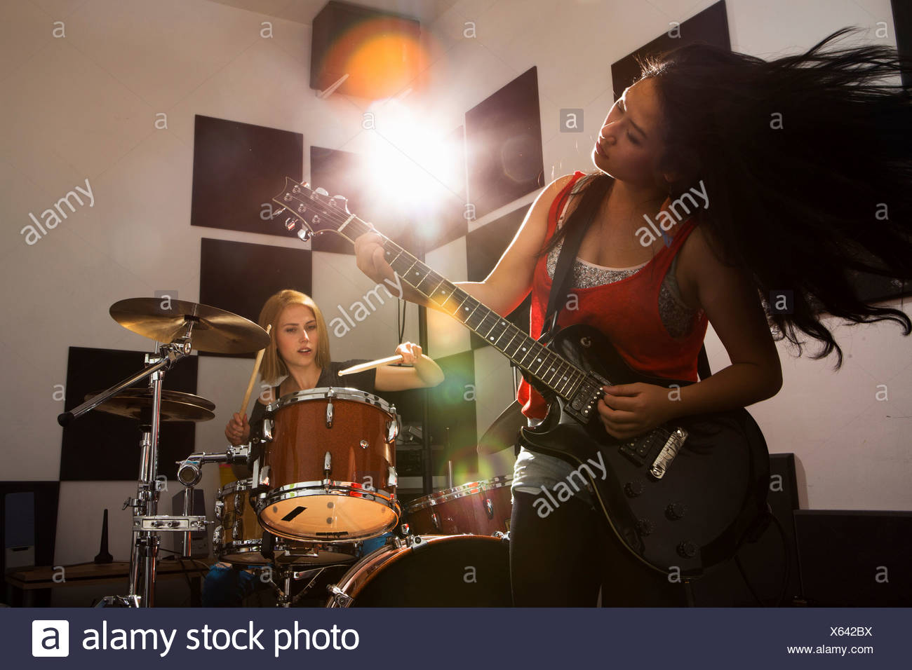 All Female Rock Band High Resolution Stock Photography and Images - Alamy