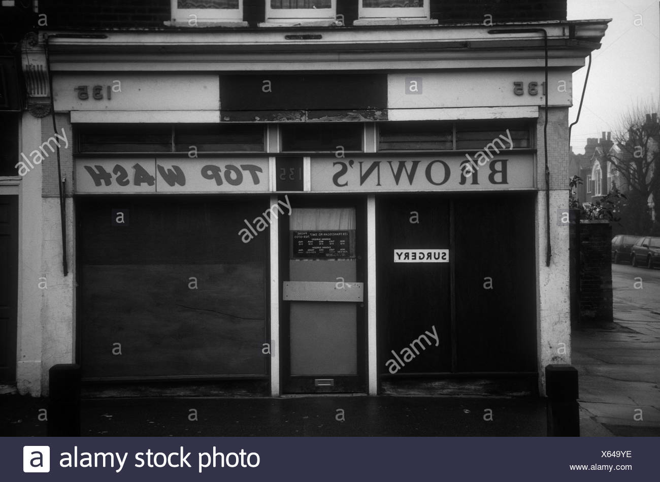 Storefront Black and White Stock Photos & Images - Alamy